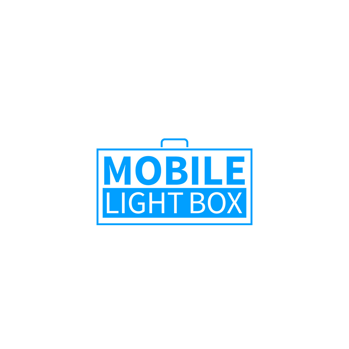 Mobile Light Box 40 Counter Cubic (non lit) - Mobile Light Box